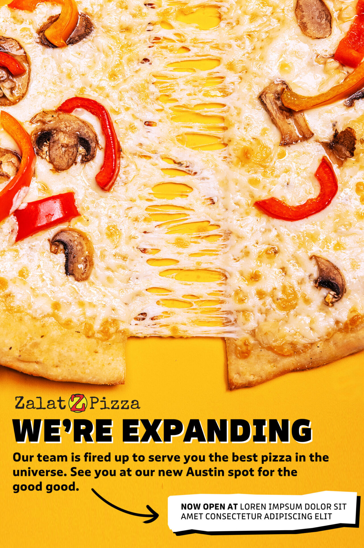 Zalat Pizza Brand Identity - Aliza Temuri